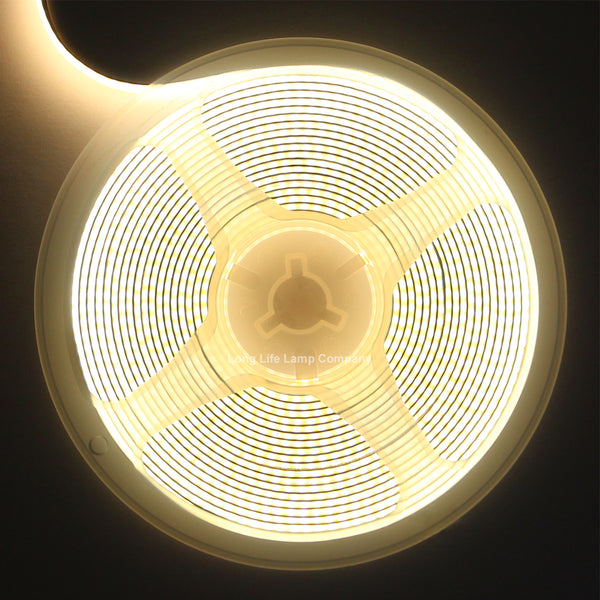 Warm White LED Tape Strip Light Continuous COB Illumination 5 Metres 1